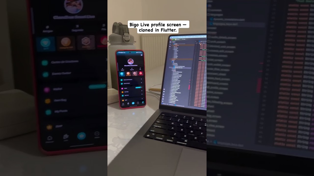 Bigo Live Profile Screen Clone (Flutter)