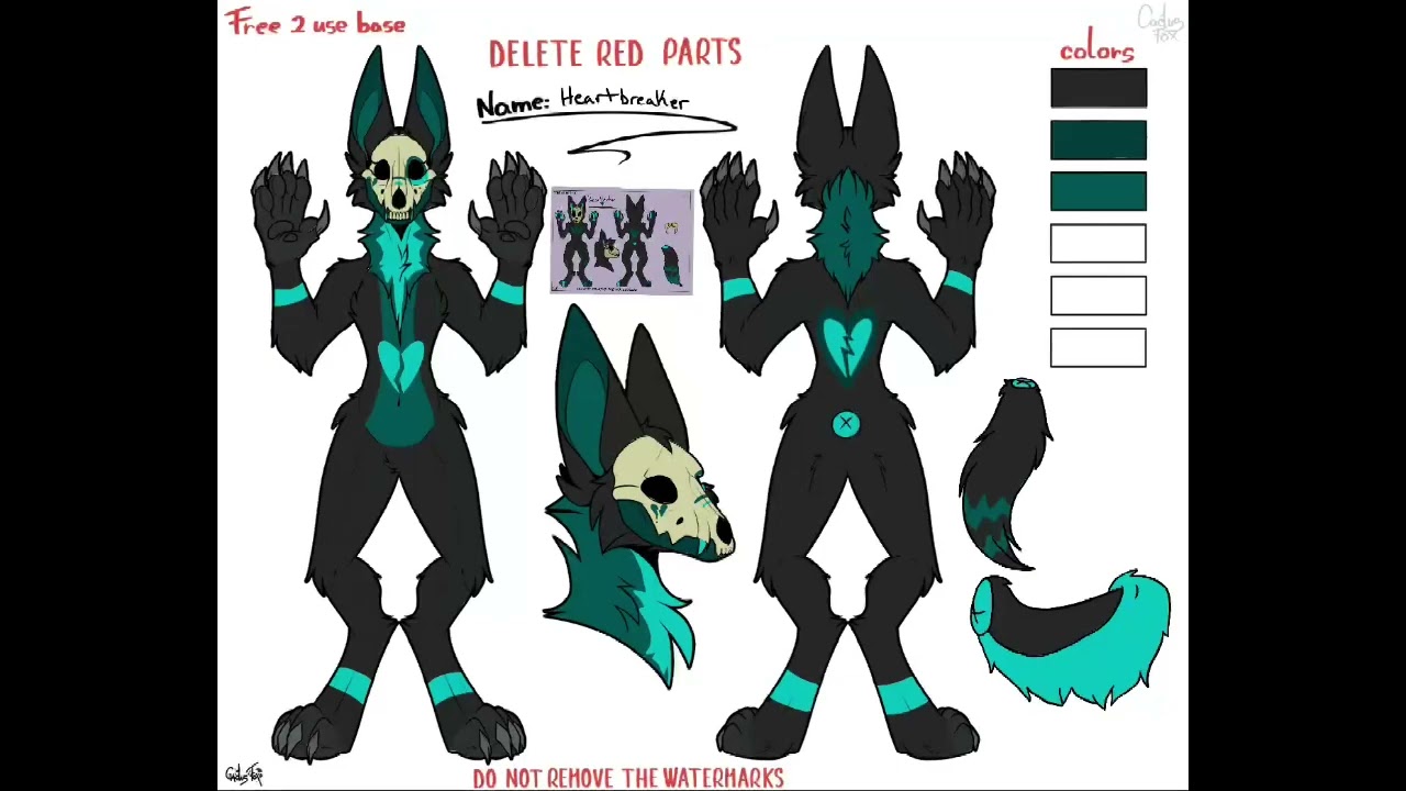 Heartbreaker Redesign Reference Sheet | Speedpaint