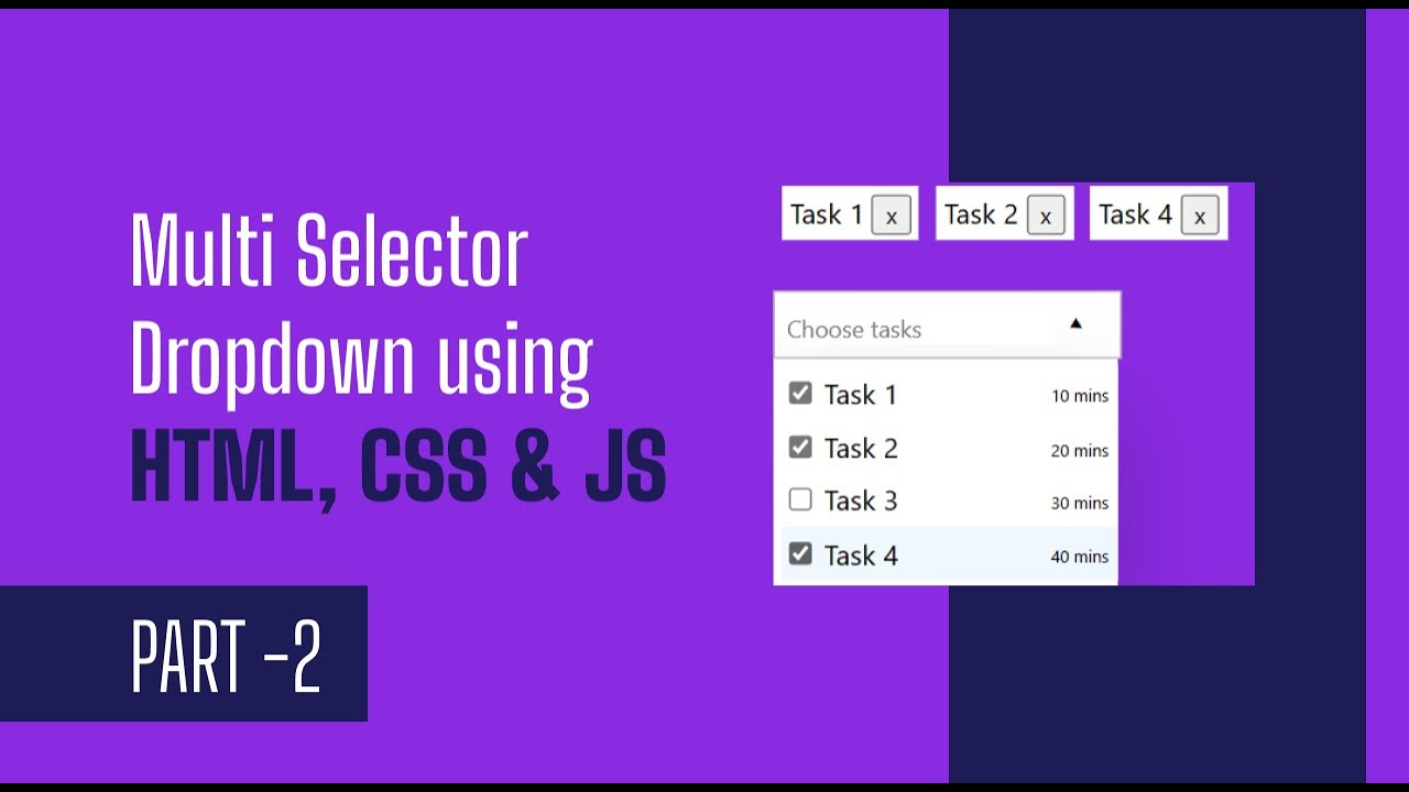 Multi Selector Dropdown in under 10 minutes!