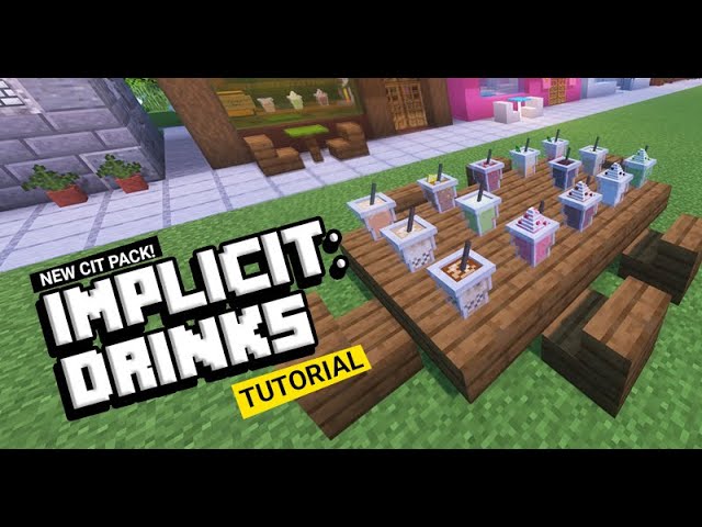 IMPLICIT: DRINKS Minecraft Texture Pack