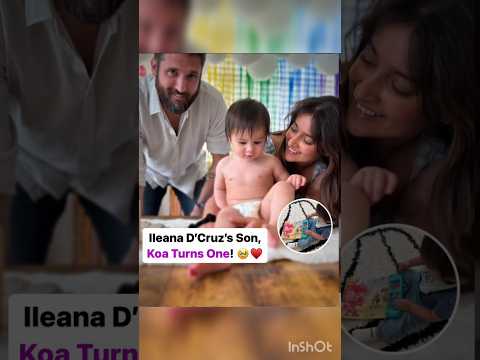 Ileana D'Cruz's Son Koa! #bollywood #music #hindisong #new #viral #trending #ytshorts #shorts #love
