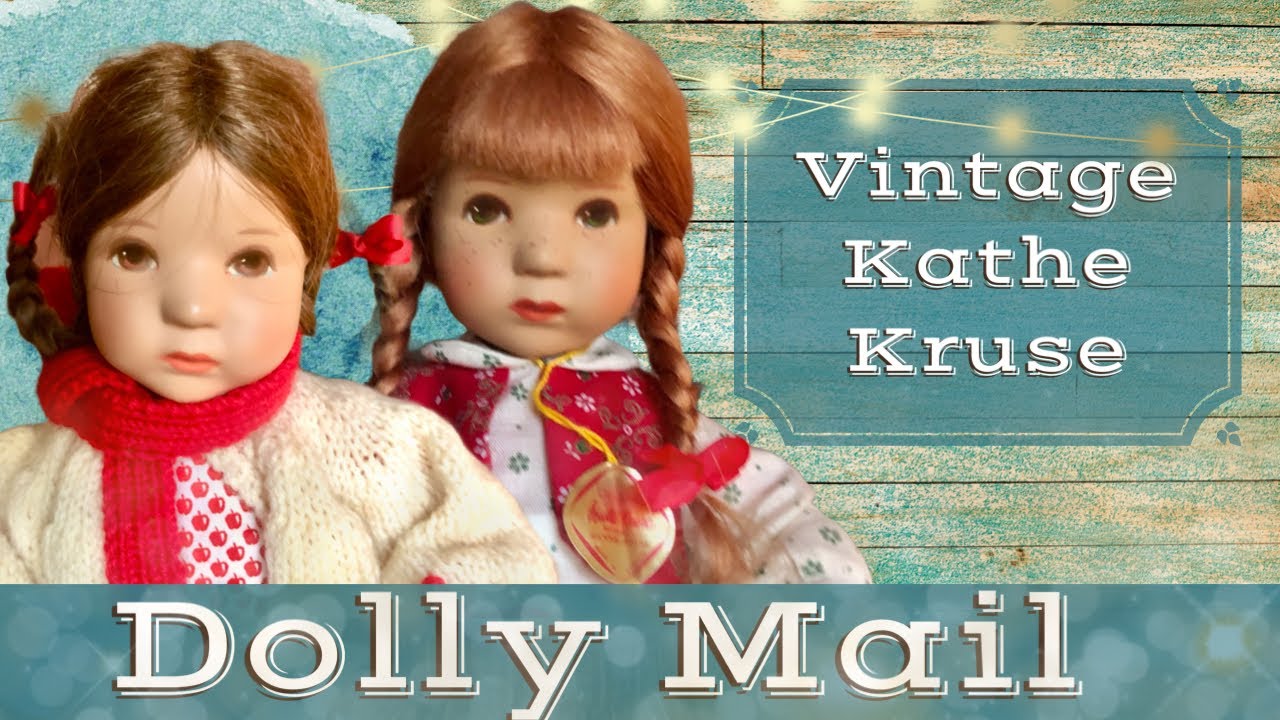 Unboxing Vintage Kathe Kruse cloth dolls