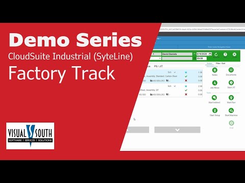Factory Track – CloudSuite Industrial (SyteLine) Micro Demo