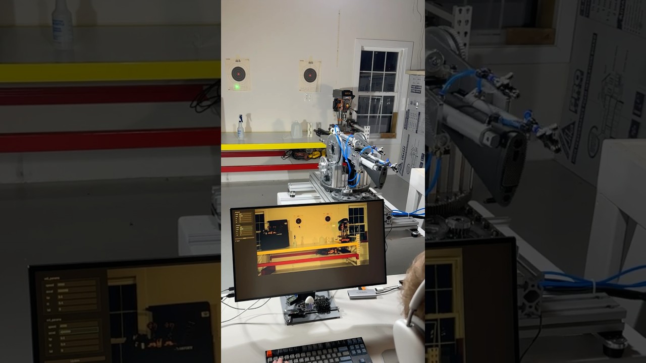Quick demo of the Python Tkinter GUI, connects to the ESP32 via websocket #python #robotics