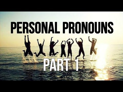 Personal Pronouns Part 1👩🏻