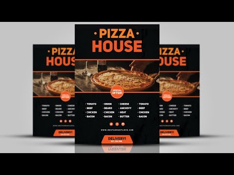 Photoshop Tutorial - Pizza Restaurant Flyer Design