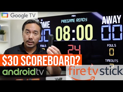 $30 Professional Basketball Scoreboard? Fire TV, Android/Google TV