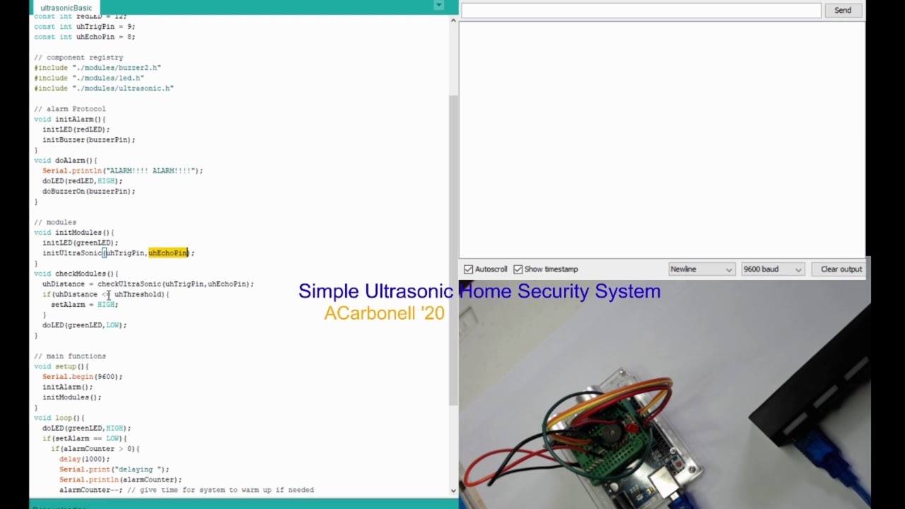 Home Security System Code Framework