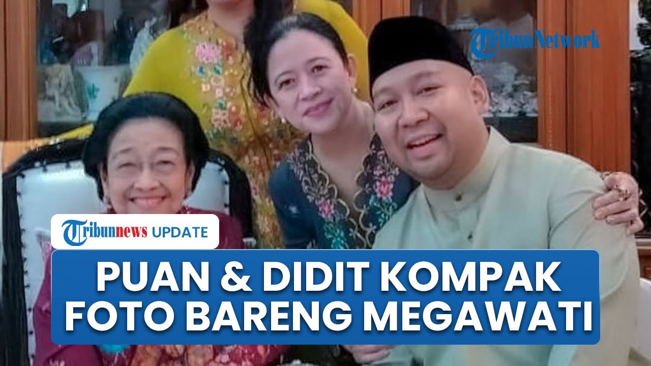Kekompakan Puan dan Didit Prabowo di Momen Lebaran 2025, Unggah Momen Silaturahmi di Rumah ...