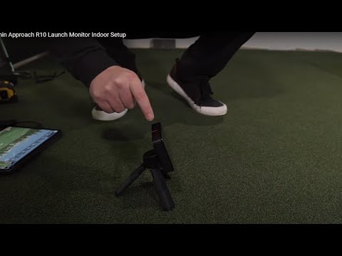 Garmin Approach R10 Launch Monitor Indoor Setup