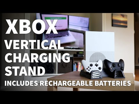 Xbox One Vertical Charging Stand - Lictin Xbox Vertical Stand for Xbox One S and One X