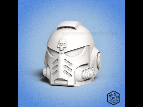 3D-Datei captain titus helm space marine 2 stl druckdatei 🛰 ・Design für ...