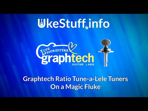 Graphtech Ratio Tune-a-Lele Tuners on a Magic Fluke