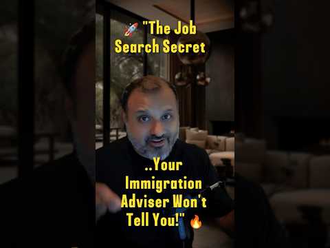 🚀 "The Job Search Secret Your Immigration Adviser Won't Tell You!" 🔥 #nzvisa #ImmigrationTips #nz