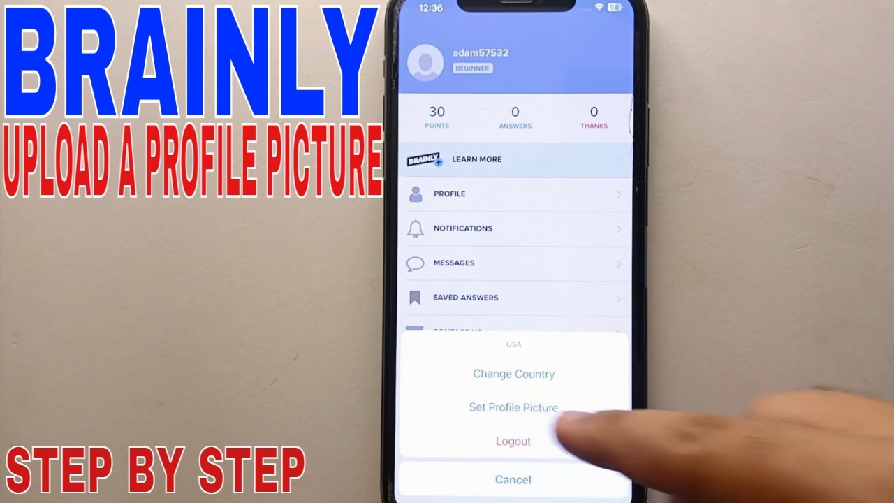 ✅  How To Upload A Profile Picture On Brainly 🔴
