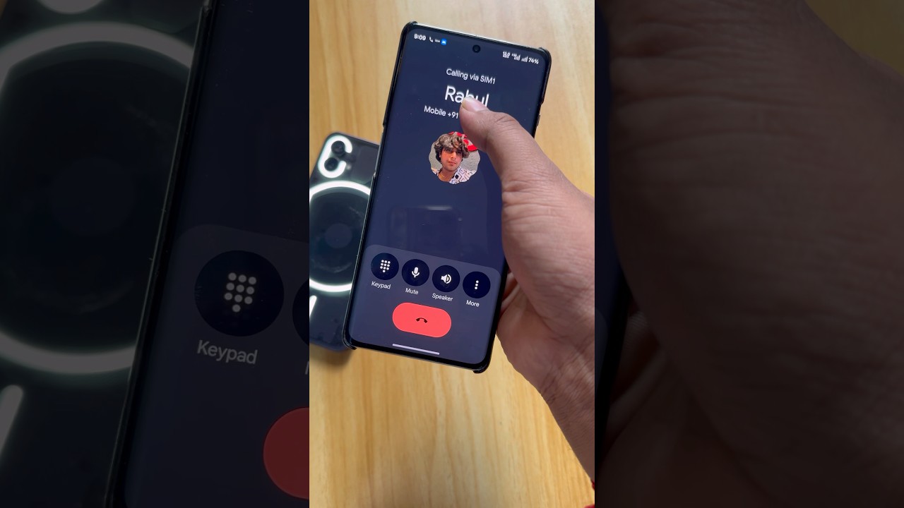 Google dialer ui is refreshed some buttons are to big #Google #Googledialer #pixel10pro #pixel #ios