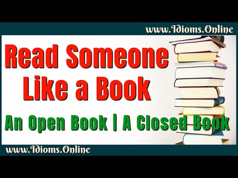 Read Someone Like a Book Meaning | An Open Book | A Closed Book | English Phrases & Idioms