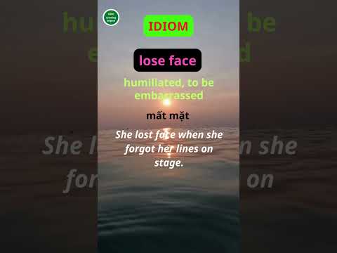 DO YOU Lose Face When You Make Mistakes? #idioms