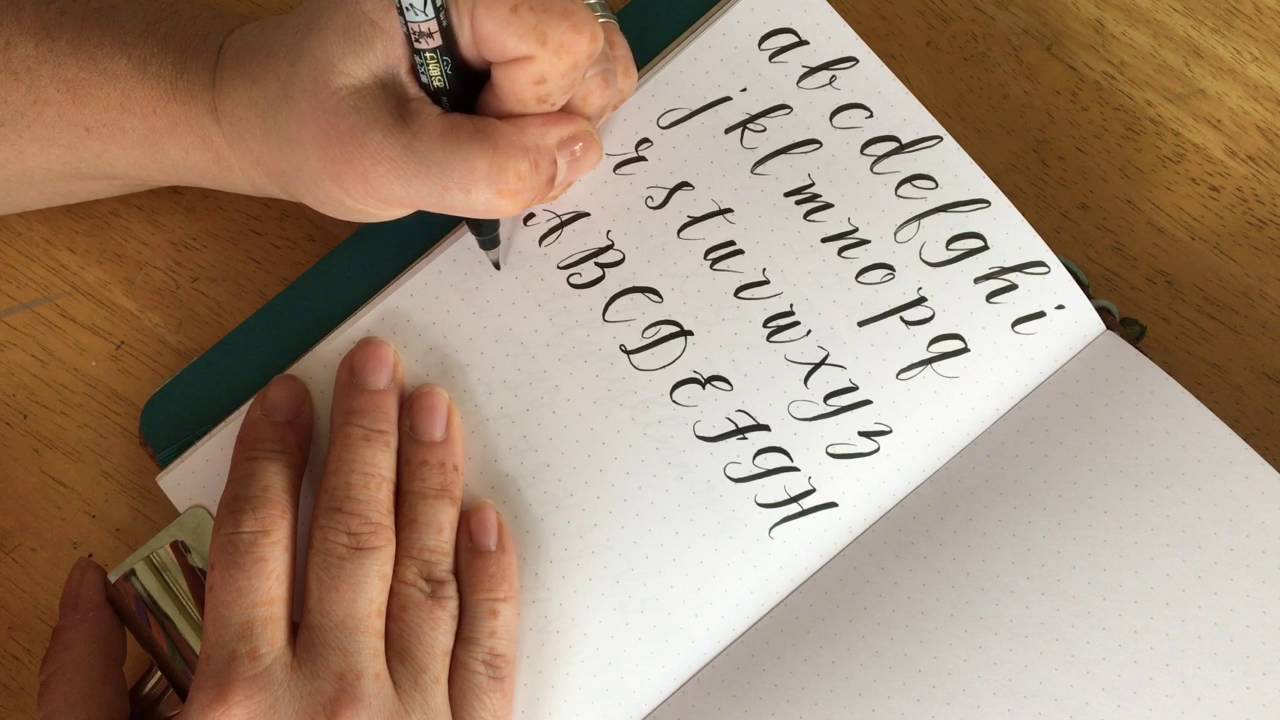 Reviewing Basic Brush Lettering