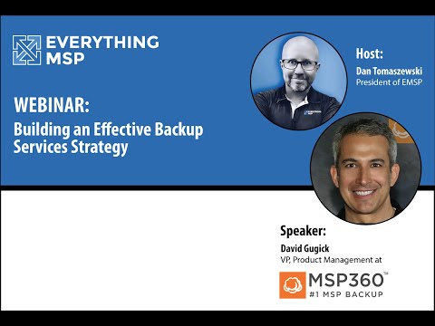 Building an Effective Backup Services Strategy from MSP360