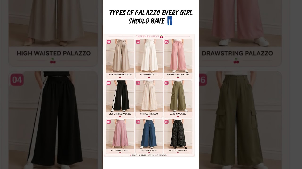 Palazzo Pants Every Girl Should Have✨#fashion #ootd#tips #styling #palazzo #fashionstyle