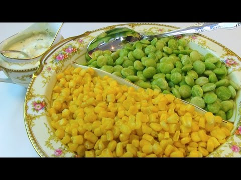 Betty's Lima Beans and Corn Succotash with Cream Cheese Sauce