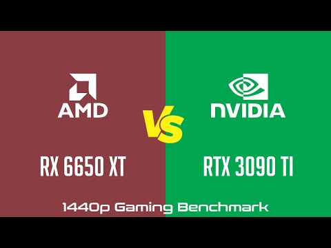 AMD Radeon RX 6650 XT vs nVidia GeForce RTX 3090 Ti - Gaming Benchmark (1440p)