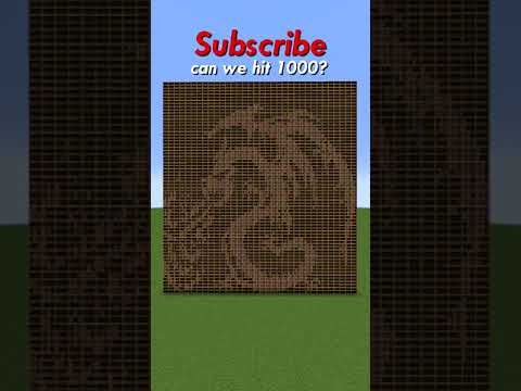 #shorts Minecraft 1.20 Dragon Bookshelf Pixel Art!