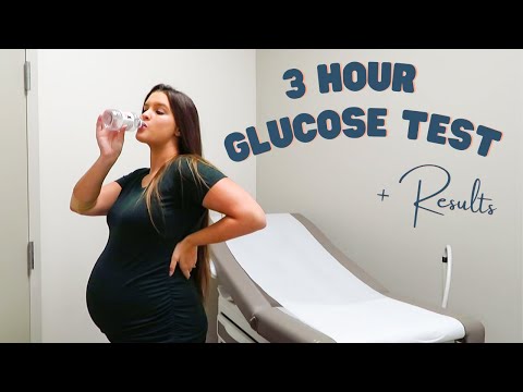 3 HOUR GLUCOSE TEST! Gestational diabetes results!