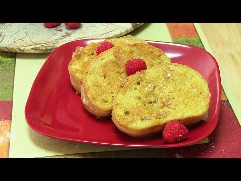 Eggless French Toast Video Recipe | Custard French Toast by Bhavna