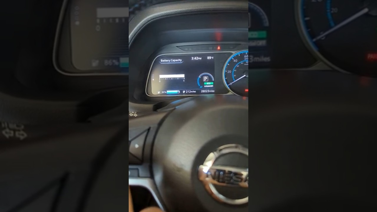 How to check battery health on Nissan Leaf.