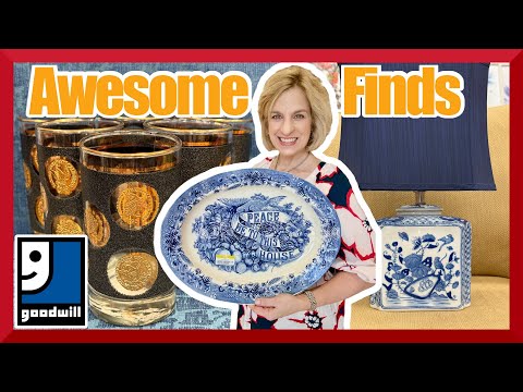 BEST FINDS! Goodwill deals on top brands. Vintage glass, dishes, Chinoiserie, jewelry + collectibles
