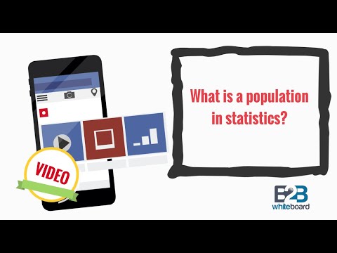 What is a population in statistics?