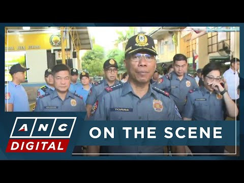 Look: PNP chief Torre inspects class opening in Quezon City schools | ANC