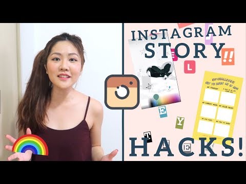 8 COOL INSTAGRAM STORY HACKS | Gif Challenge, Rainbow Text and more!