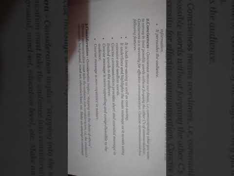 What are the Seven C'S of Communications Skills With detailed explanation and examples for students