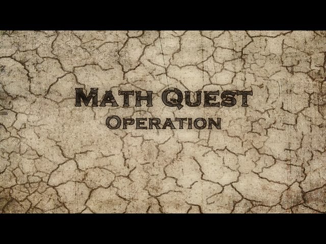 [1.12] Math Quest: Operation Minecraft Map