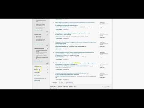 SCIE 1P51 Web of Science Core Collection database searching video