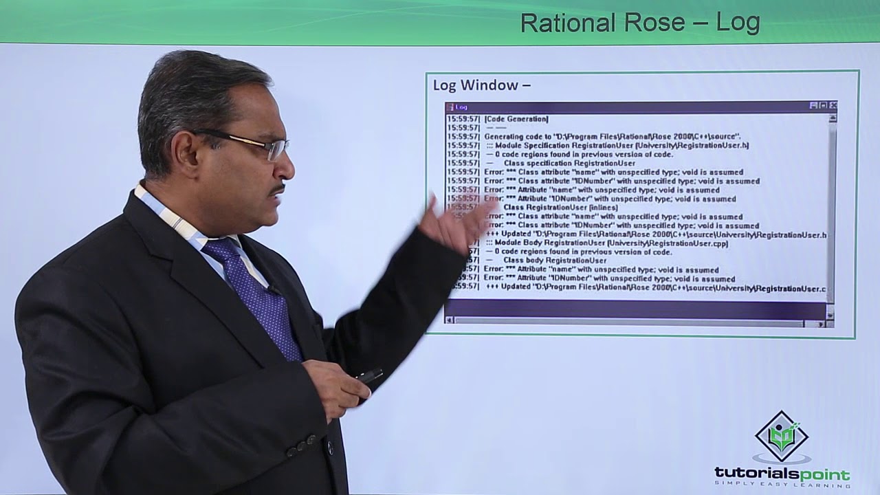 UML - Rational rose log