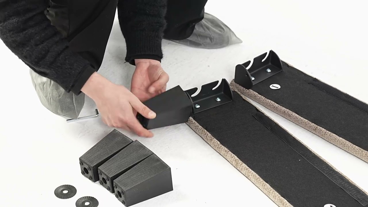 Modular Sectional Sofa with Storage Ottoman Installation