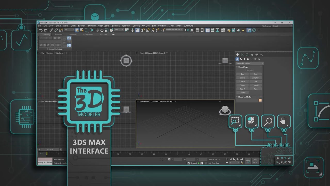 Quick Guide: 3ds Max Interface in 5 Minutes