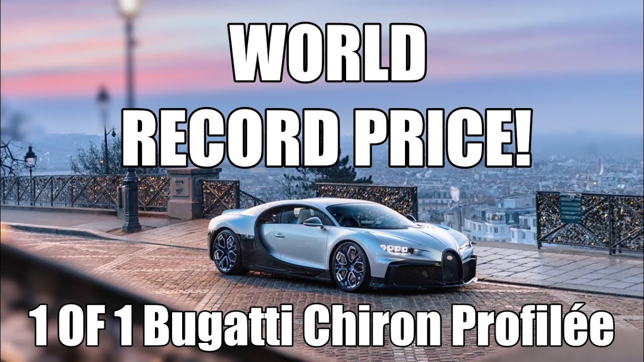 WORLD RECORD BUGATTI CHRION PROFILEE SALE!  €9,792,500 !!