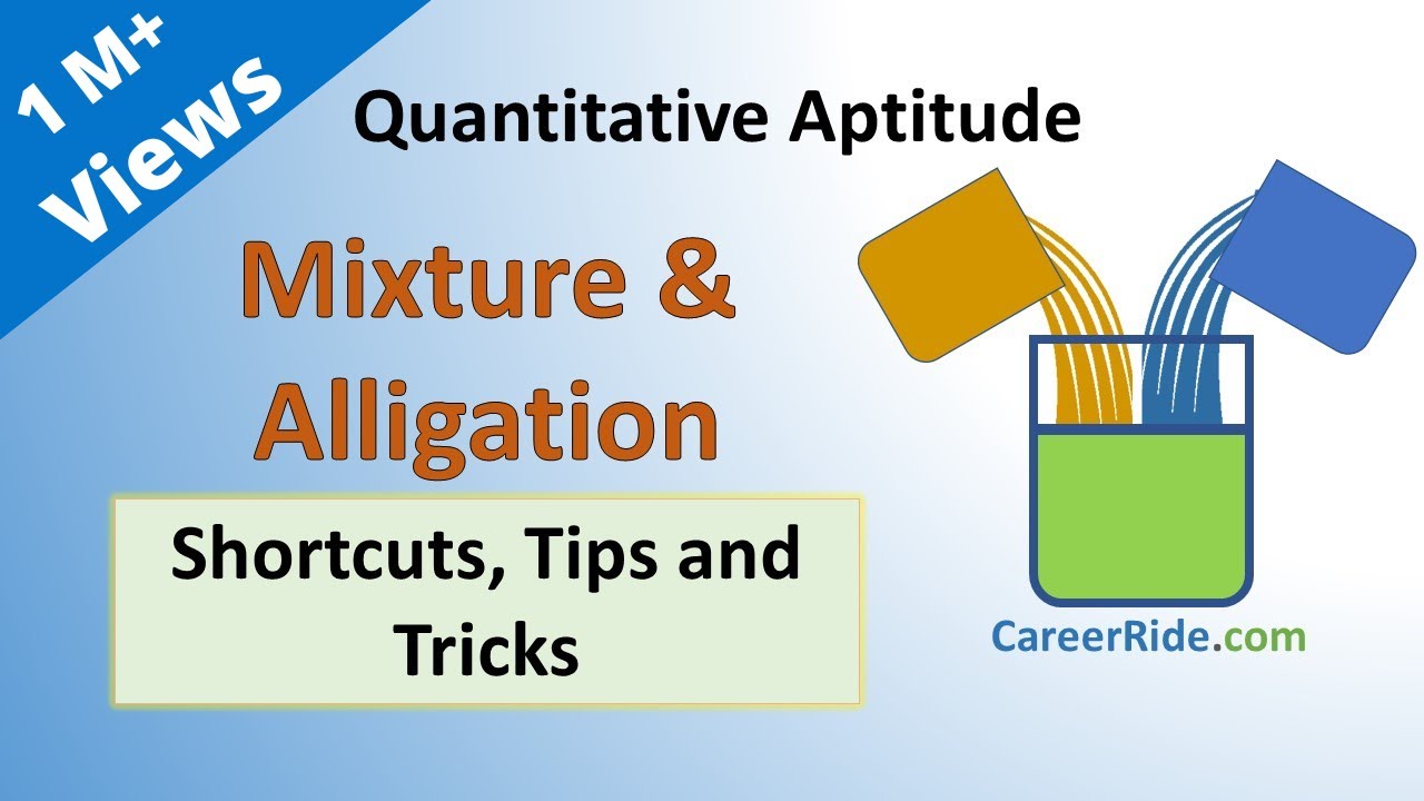 Mastering Mixture and Alligation: Shortcuts and Tricks for Success in ...