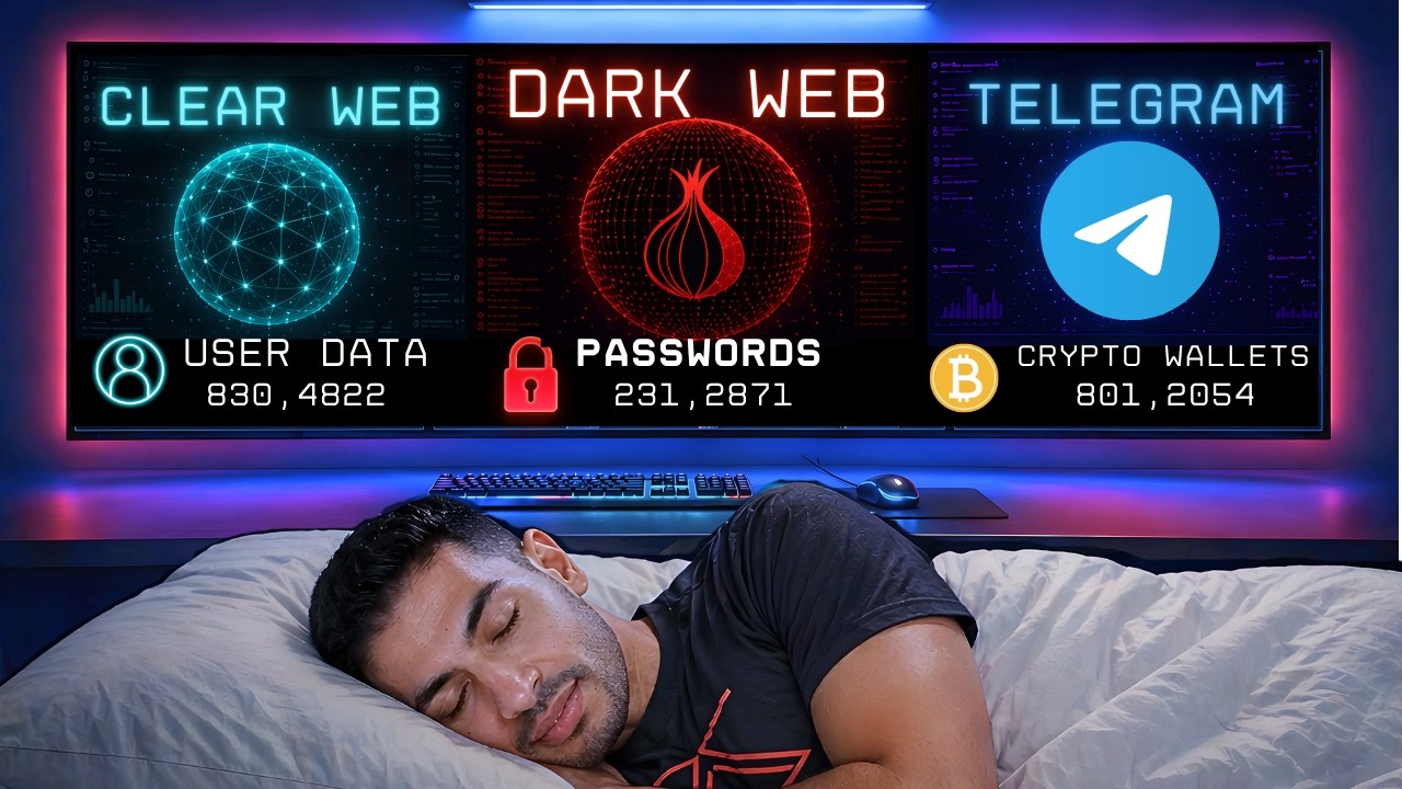 How I Monitor the Dark-Web in my Sleep 👁️ Find Passwords + More!