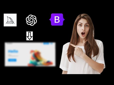 I used CHATGPT, MIDJOURNEY and BOOTSTRAP to create a responsive Shoe Website.(INSANE RESULTS)