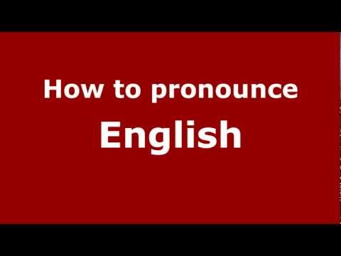 How to Pronounce English - PronounceNames.com