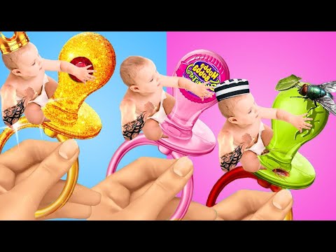 Rich Vs Poor Vs Giga Rich Pregnant In Jail Situations! Crazy Moments & Pregnant Hacks by Kaboom!