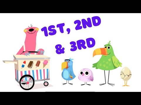 First, second and third for kindergarten