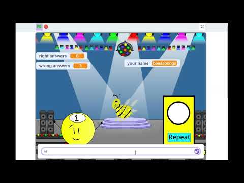 MIT Scratch Spelling Bee - Words start with letter 'B"