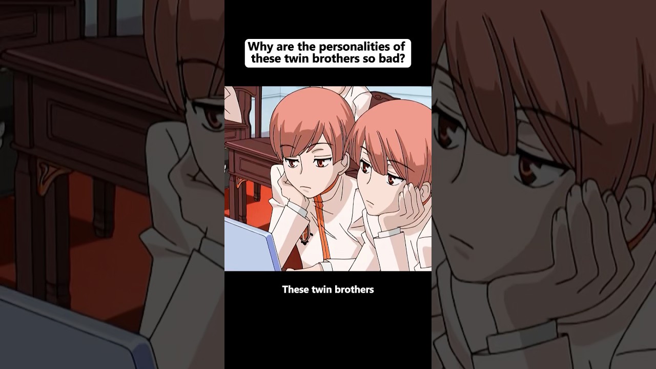 Why are the personalities of these twin brothers so bad? #anime #animeweeb #animeedit #fyp